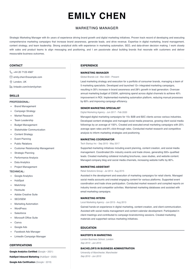 Free Student CV Templates | Professional Student Resume Templates ...